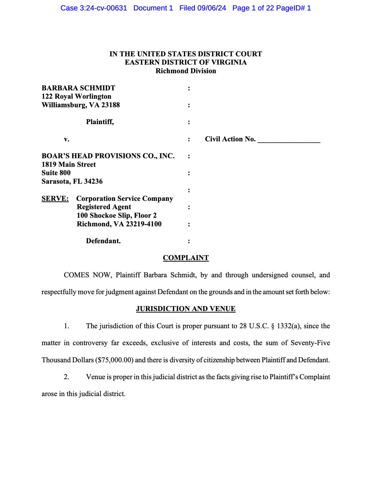 Marler Clark, the food safety law firm, files $10,000,000 Punitive ...